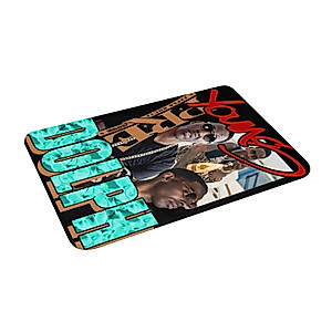BeverlyJHoward Young Rapper Dolph Carpet Bedroom Living Room Floor Mat Anti-SlipHome Decoration Carpet 16x24in