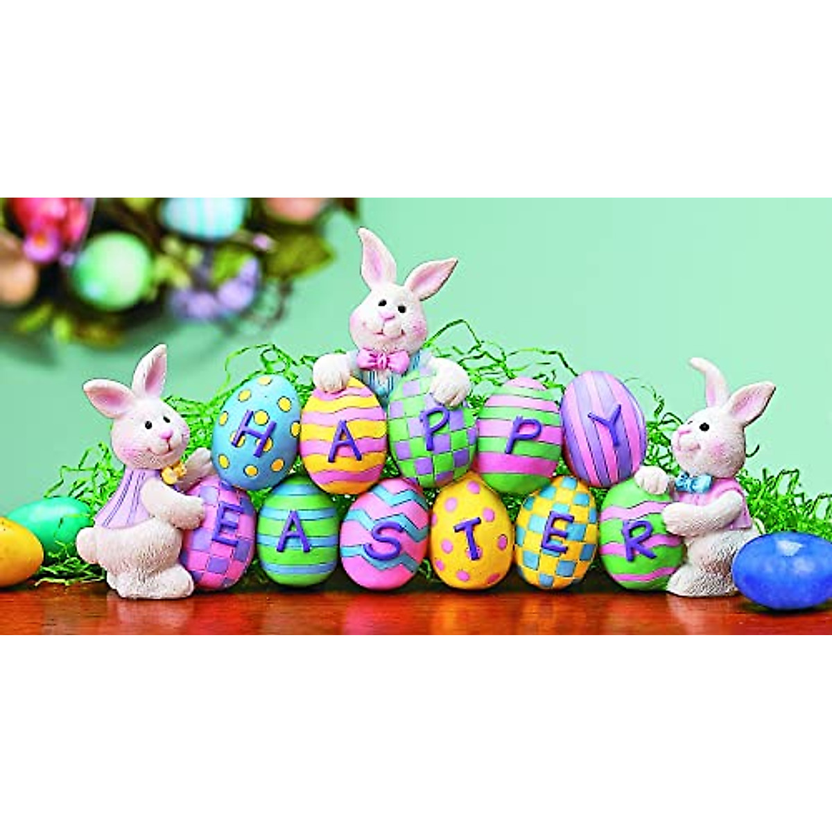 Fun Express Eggs & Easter Bunnies Tabletop Decoration