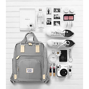 YAMTION Laptop Backpack for Women Bookbag School Backpack Bag Girl Computer Pack with Charger