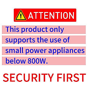 （1000W） Voltage Converter from 110V to 220V, high Performance Step-up Transformer to Support appliances Used in Europe, Asian appliances and Other Regions,CE/FCC Certification.