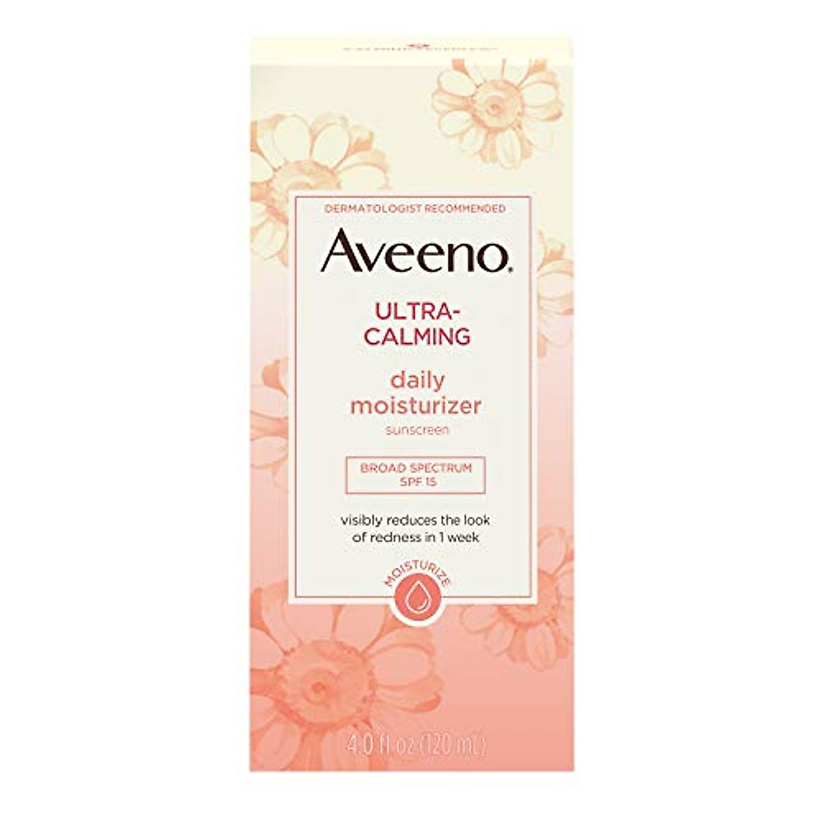 Aveeno, Facial Moisturizers Ultra-Calming Daily Moisturizer, SPF 15, Pump, 4 fl oz