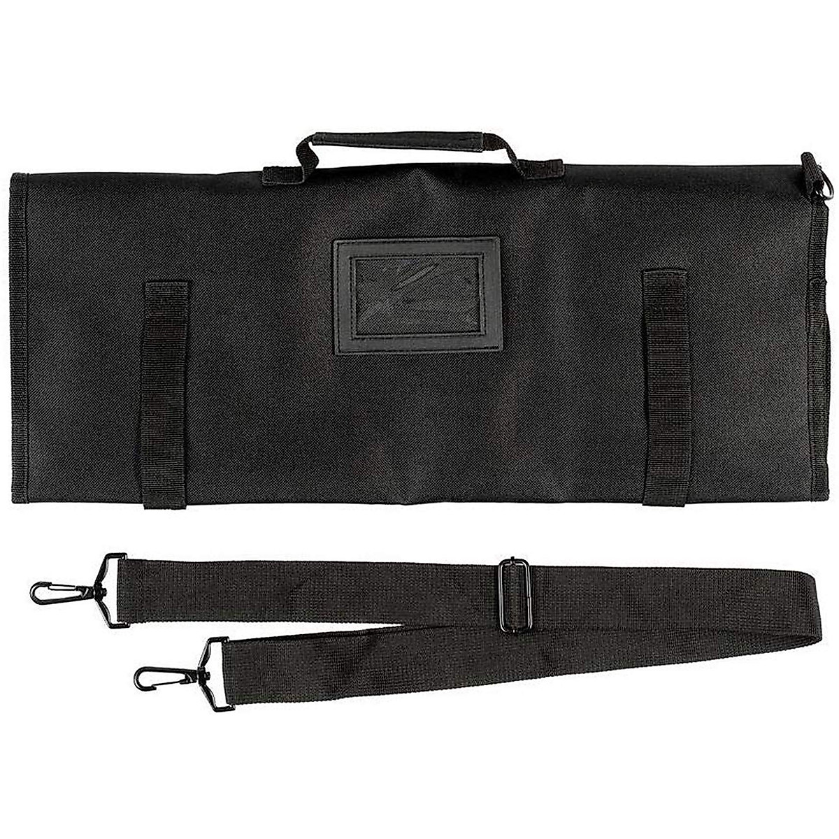 EVERPRIDE Chef Knife Roll Bag Holds 12 Knives – Contains 2 Large Zippered Pockets for Meat Cleavers and Cooking Tools – Durable Knife Case for Chefs and Culinary Students – Includes 2 Knife Guards