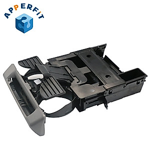 APPERFiT in Dash Cup Holder Replacement for 2005-2007 Ford F250 F350 F450 F550 Super Duty Truck Gray Replaces 5C3Z-2504810-AAD