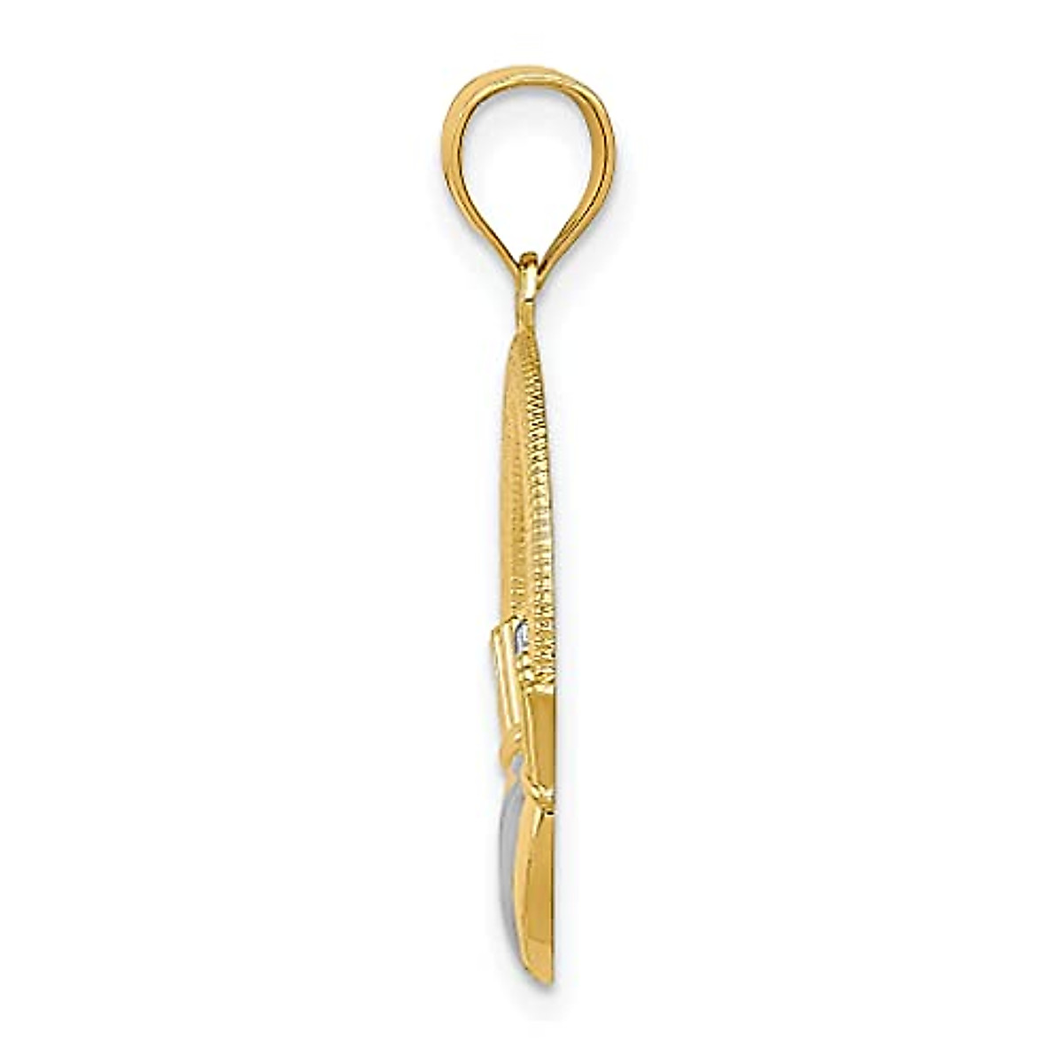 14k Yellow Gold Claddagh Necklace Charm Pendant Good Luck Italian Horn Celtic Fine Jewelry For Women Gifts For Her