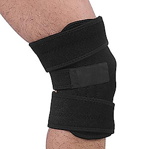 Knee Support Brace, Minor Knee Injury Protect Size Adjustable Unisex Moisture-wicking Knee Brace for Recovering for Knee Strain