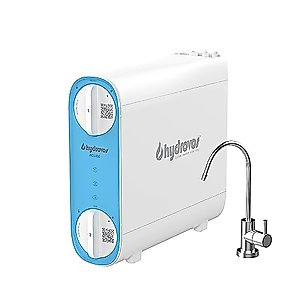 HYDROVOS Tankless Reverse Osmosis System, Efficient 1.9:1 Drain Ratio, 400 GPD Under Sink RO Water Filter System, Innovative 5 Stage RO Filter Reduces TDS, Dedicated Faucet Included, USA Tech Support