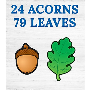 Carson Dellosa Woodland Bulletin Board Set—Seasonal Tree Cutout With Forest Animals, Autumn Leaves, Acorns, Elementary Classroom and Homeschool Decorations (120 pc)