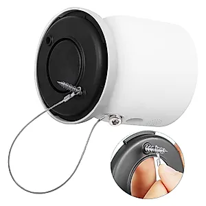 VVHOOY Anti-Drop Security Chain Compatible with Google Nest Cam(Battery)/Arlo Pro 4 3 Ultra 2/Simplisafe Outdoor/Noorio B200 Wireless, Security Cable with Anti-Theft Screws, 2 Pack