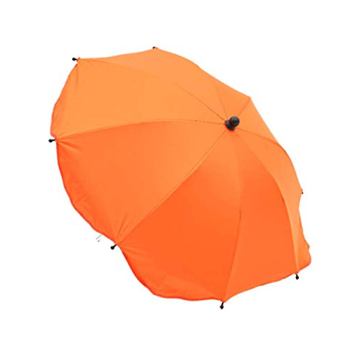 Silfrae Baby Stroller Umbrella UV Rays Umbrella Rainproof Parasol (Orange)