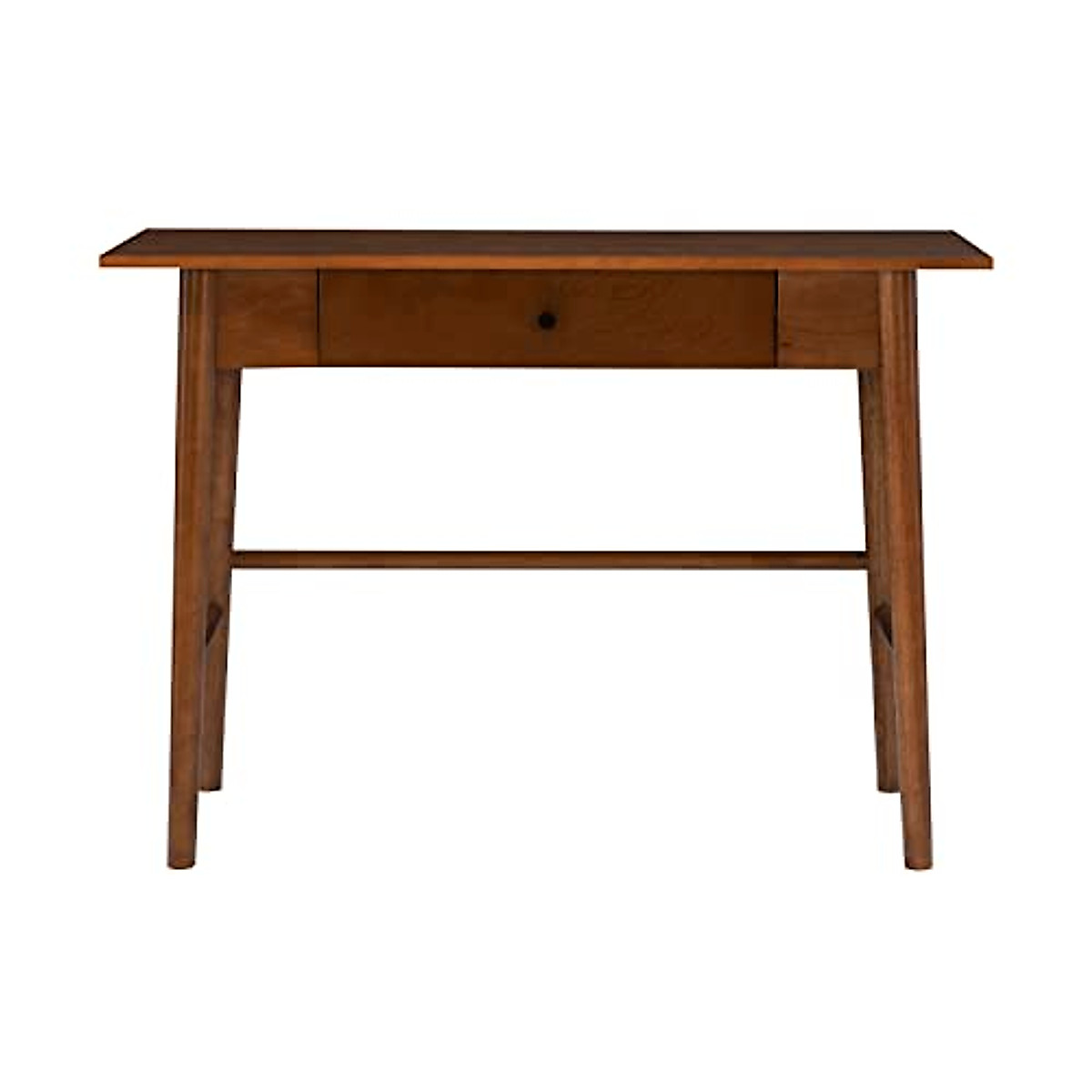 Linon Melissa Mid-Century Walnut Desk, 42" W x 19" D x 30" H