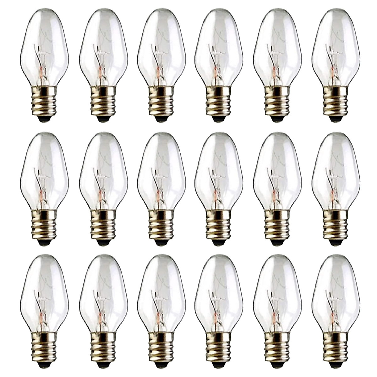 Wax Warmer Bulb - Salt Lamp Bulb,15 Watt Light Bulb for Scentsy Plug-in Nightlight Wax Warmer,Candle Warmer & Himalayan Salt Lamp,WarmWhite - Dimmable,18 Packs