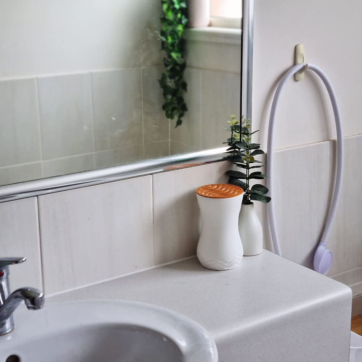 adAqua Refillable Moisture Absorber-8oz’s Packed in Pod. Fragrance Free Moisture Remover for Storage, Rooms, and Basement – Calm White.