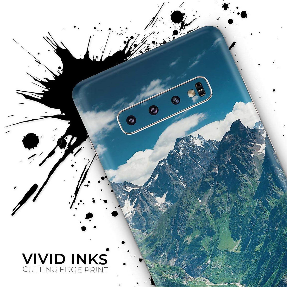 DesignSkinz Scenic Mountaintops Protective Vinyl Decal Wrap Skin Cover Compatible with The Samsung Galaxy S20 (Screen Trim & Back Glass Skin)
