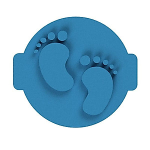 The Cookie Cutter Hub Baby Feet Embosser No 113 /Stamp for Cupcakes Fondant Icing Clay Cake Baking Decoration