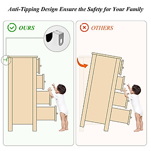 HITHOS Modern 4 Drawer Dresser for Bedroom, White Narrow Dresser Chest with Deep Drawers, Wood Chest of Storage Drawers, Tall Nightstand for Living Room, Bathoom, Entryway, Hallway, White