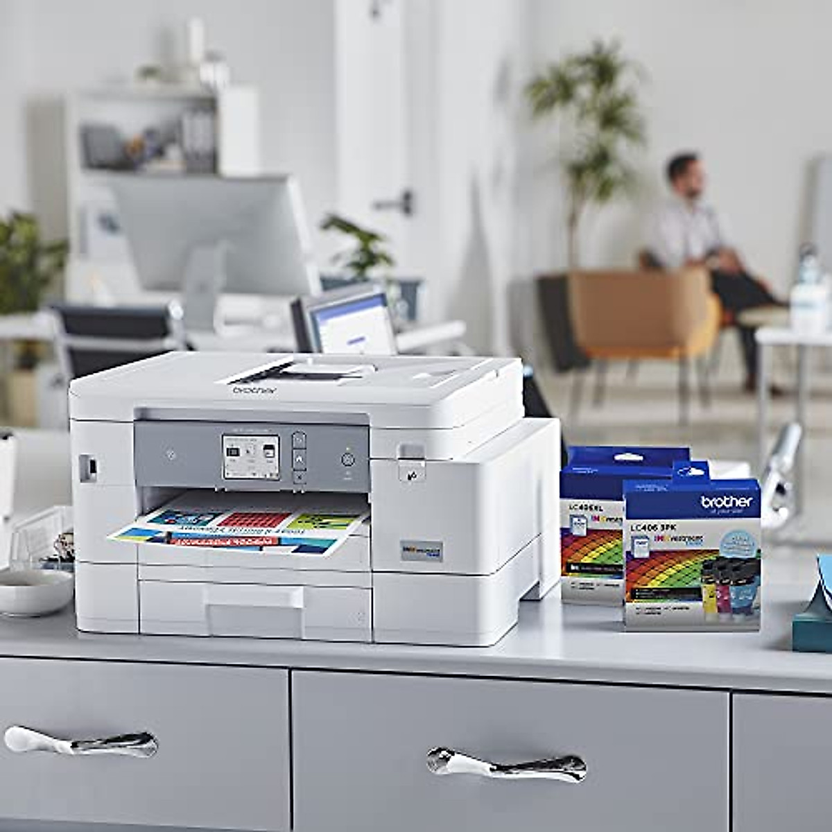 Brother LC4063PK 3 Pack of Standard Yield Cyan, Magenta and Yellow -Ink -Cartridges