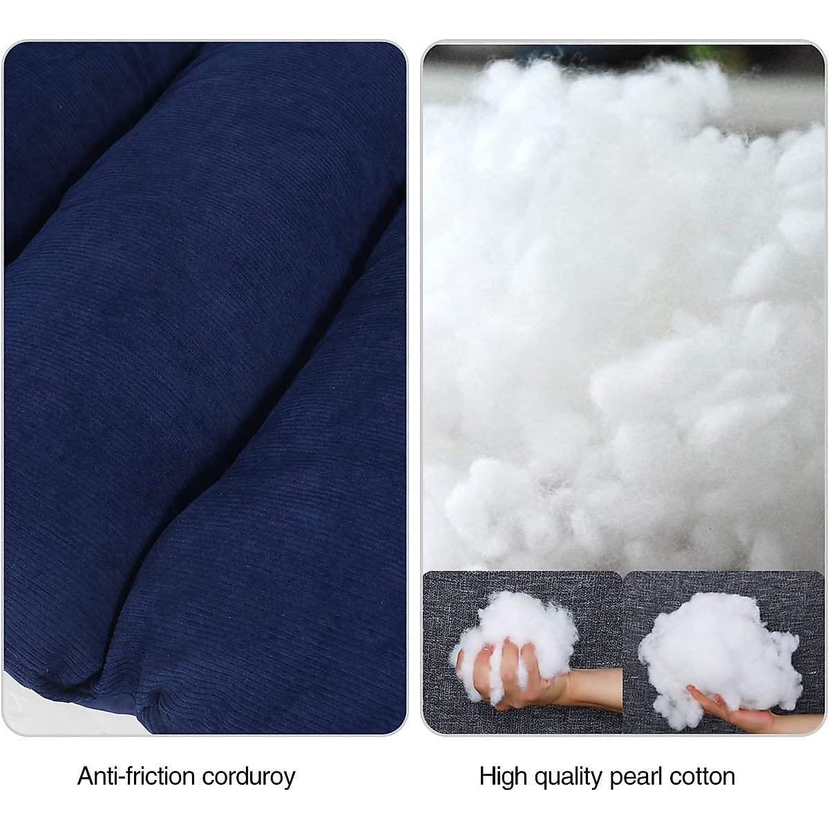 REDCAMP Chaise Lounge Cushion for Patio Furniture,67 inch Zero Gravity Cushion Comfortable Thicker for Indoor Home Office or Outdoor Use,Blue