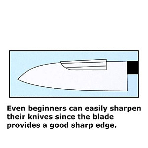 Seki Japan Whetstone Knife Sharpening Angle Guide, 3.7 inch Stainless Steel Knife Sharpening Guide Rails for Grinding Knife Blade