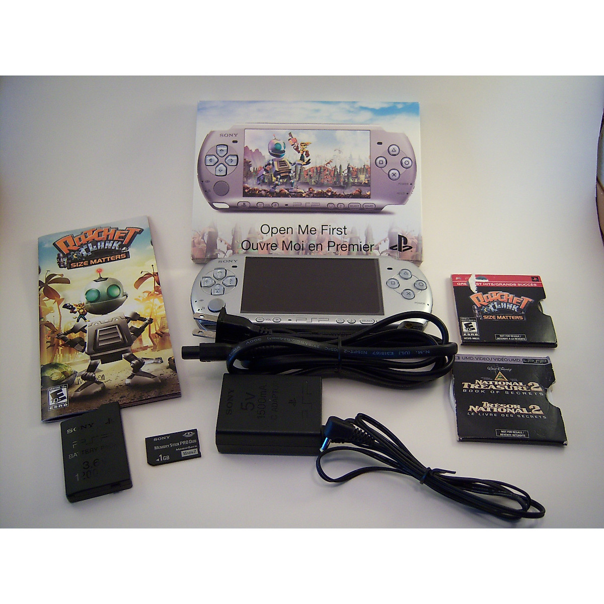 PlayStation Portable Limited Edition Ratchet & Clank Entertainment Pack - Mystic Silver