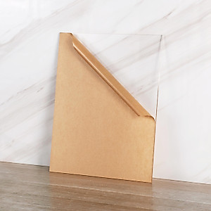 KAITELA Pack of 10 Clear Acrylic Sheet 4" x 6" Cast Plexiglass Panel 1/8" Thick (3mm) Transparent Plastic Board for Sign, Craft, Display Projects, Laser Cutting, Engraving, Painting