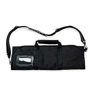 Victorinox 7.4012.6 Knife Roll for 8 Knives, Black, 20 1/2 X 5 X 1 inches