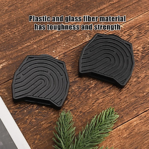 2pcs Pedal Converter, Bike Pedal Converters Clipless Pedal Converter Pedal Converters Compatible with Peloton Bike Replacement Pedals Adapter for Original Bike (Black)