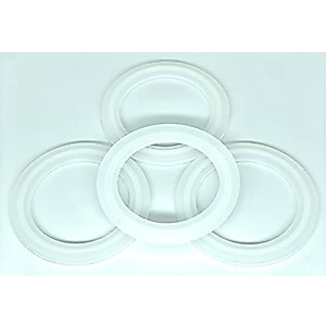 Bamkyait 711-4030 (4) 2" O-Ring Spa Hot Tub Heater Union Ribbed Gasket fit Balboa Gecko O-Ring 7114030B