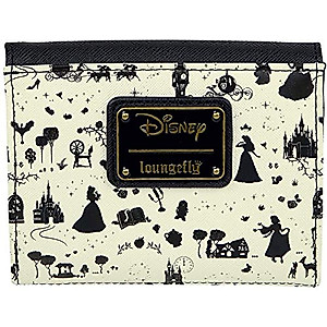 Loungefly Disney Princesses All Over Pattern Trifold Wallet