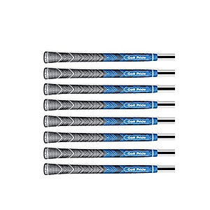 Set of 8 - Golf Pride Multi Compound Plus 4 Family (Midsize Blue)