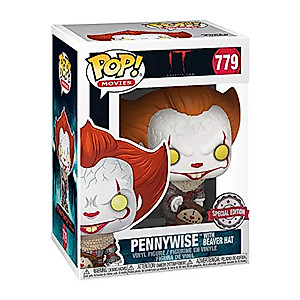 Funko 40629 POP! Movies Pennywise Exclusive Vinyl Figure #779 [with Beaver Hat], Multicolour