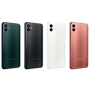 SAMSUNG Galaxy A04 4G LTE (128GB + 4GB) Unlocked Global Worldwide (Only T-Mobile/Mint/Tello Metro USA Market) 6.5" 50MP Dual Camera + (w/Fast Car Charger) (Green)