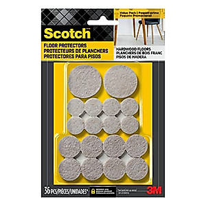 Scotch SP842-NA Felt Pads, 36 Count (Pack of 1), Beige