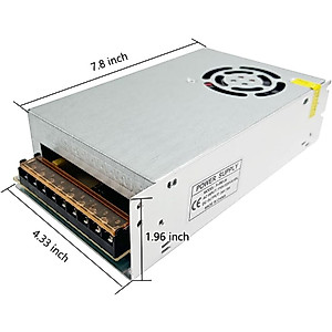 Padarsey DC 24V 10A 240W Power Supply Adapter Transformer Switch AC 110V/220V to DC 24V 10amp Universal Regulated Switching Converter for LED Strip Light CCTV Camera Security System Computer Project