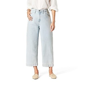 Signature by Levi Strauss & Co. Gold Women's Heritage High-Rise Loose Crop Stylized Jeans (Available in Plus Size), (New) Sonoran Oasis, 10