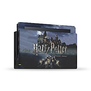 Head Case Designs Officially Licensed Harry Potter Castle Graphics Vinyl Sticker Gaming Skin Decal Cover Compatible With Nintendo Switch Console & Dock