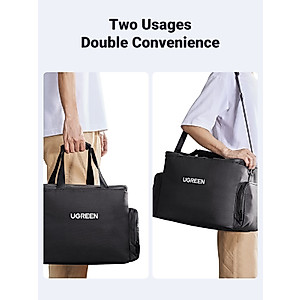 UGREEN Carrying Case Bag for PowerRoam 1200 Portable Power Station Black (Power Station Not Included)