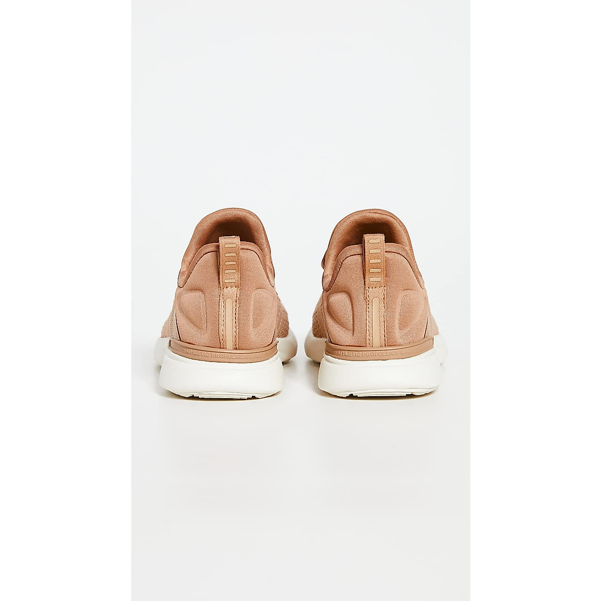 APL: Athletic Propulsion Labs Women's Techloom Tracer Sneakers, Caramel/Pristine, Tan, 10.5 Medium US