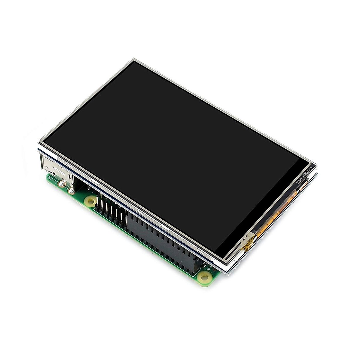 waveshare 4inch Resistive Touch Display Compatible with Raspberry Pi 4B/3B+/3B/2B/B+/A+/Zero/Zero W/WH/Zero 2W Series Boards 480×320 Resolution 125MHz High-Speed SPI