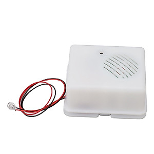 Mxzzand Halloween Sound Player Heavy Duty Compact Interesting Multipurpose Screamer Speaker Easy Installation Outdoor ABS