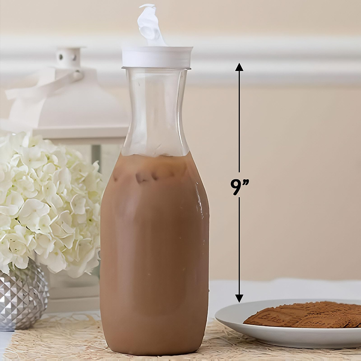 Elegant Leak-Proof Pitchers with Lid, 50 oz. - 1 Count - Premium Material & Sleek Design, Perfect for Everyday Use