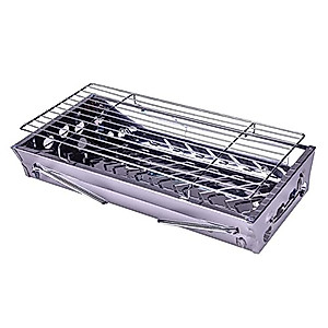 Yardwe stainless steel grill grate stainless steel baking rack Portable BBQ grill Stainless steel BBQ grill portable charcoal grills outdoor grills stainless steel charcoal grill barbecue