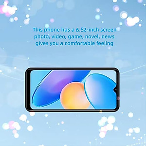 aderroo Unlocked Phone, HOT12Play 6.52-inch Screen，Supports The Dual SIM Card Frequency Band of 3GWCDMA : 850/2100MHZ，Unlocked Cell Phone，1G RAM 8G ROM，Android Smartphone(Black