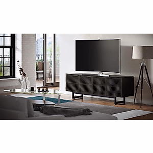 BDI Corridor 8179 Quad-Width Tall Media Cabinet, Charcoal