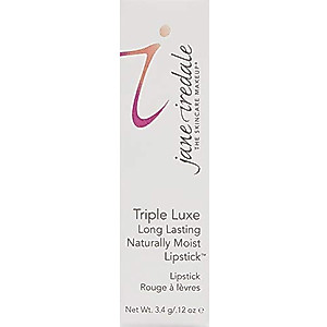 jane iredale Triple Luxe Long Lasting Naturally Moist Lipstick, Molly, 0.12 oz.