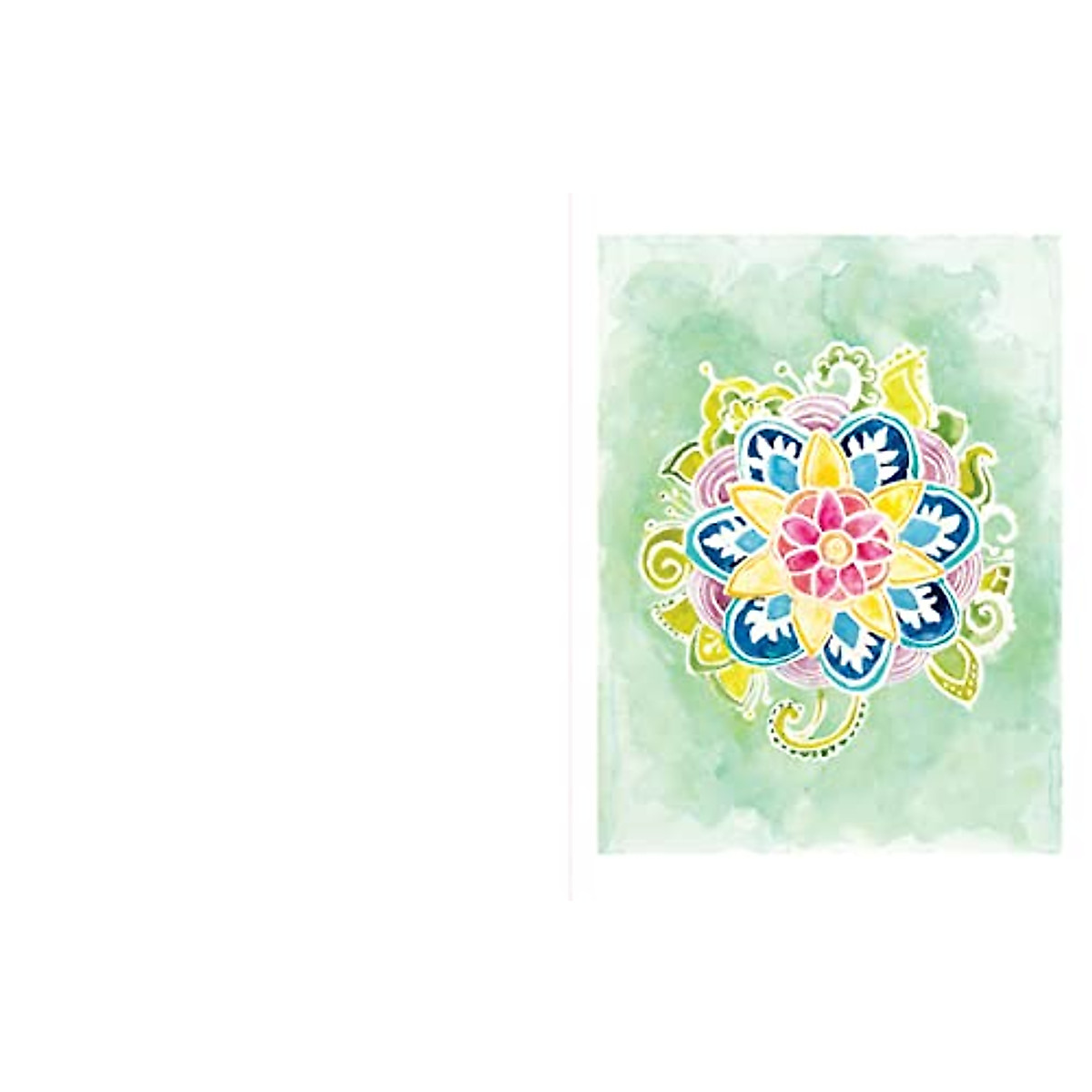 The Reverse Coloring Book™: Mindful Journeys: Be Calm and Creative: The Book Has the Colors, You Draw the Lines