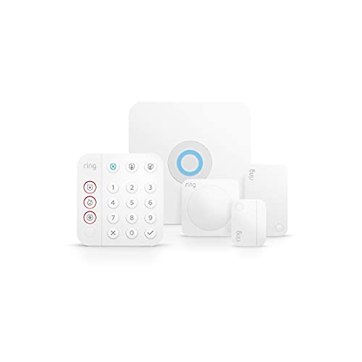 Ring Alarm 5-piece kit (2nd Gen) – home security system with optional 24/7 professional monitoring – Works with Alexa
