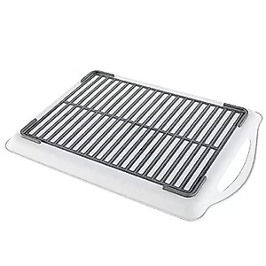 Rectangular Anti Slip Tray, Non-slip Serving Tray