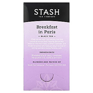 Stash Tea Breakfast in Paris Black Tea, 18 Count