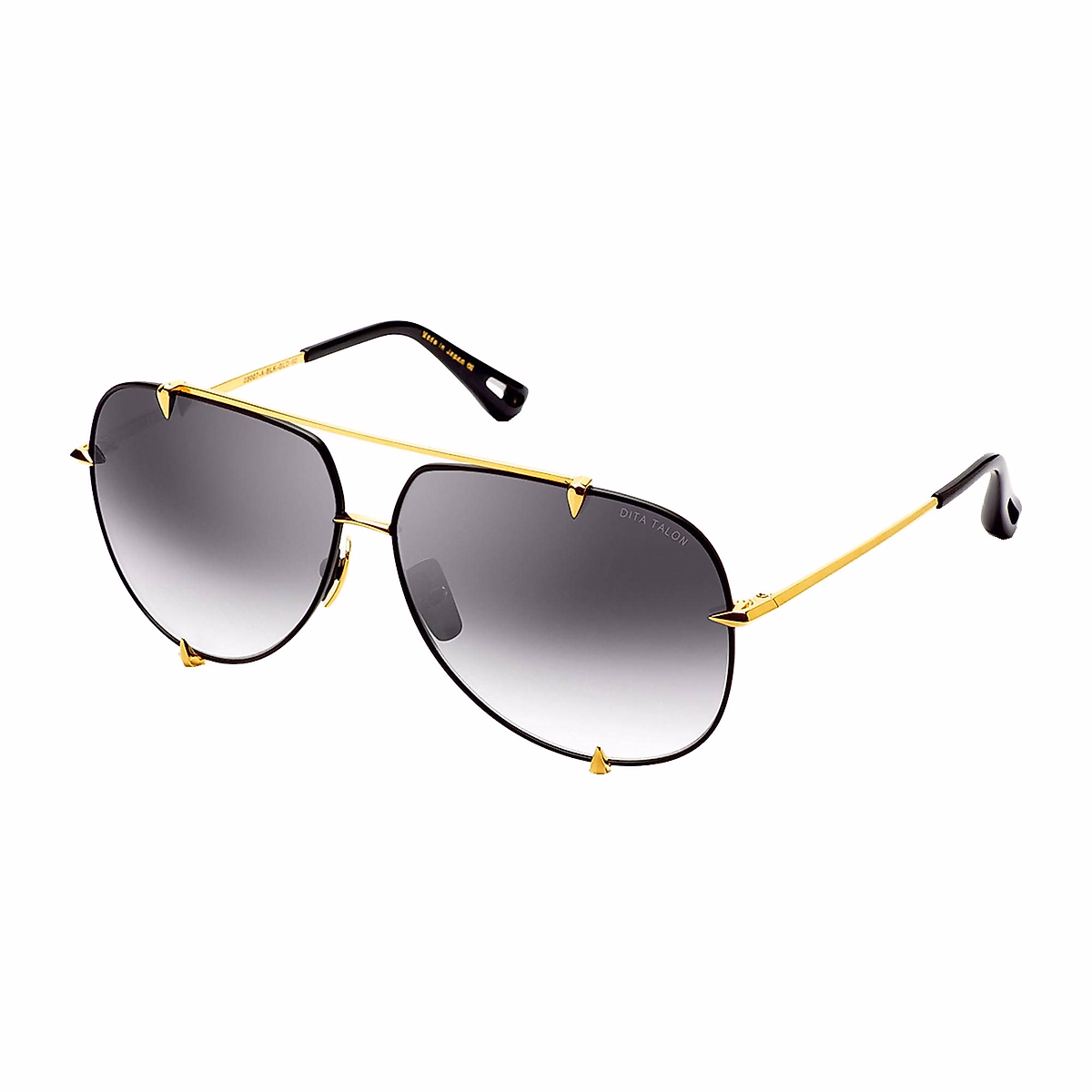 Sunglasses Dita TALON 23007 A Satin Black - 18K Gold