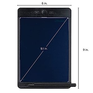 Boogie Board Blackboard Smart Authentic Notebook Note Size – Includes Blackboard Smart Pen Stylus, Note-Size (5.5”x 7.25”) Reusable Notebook & Smart Template